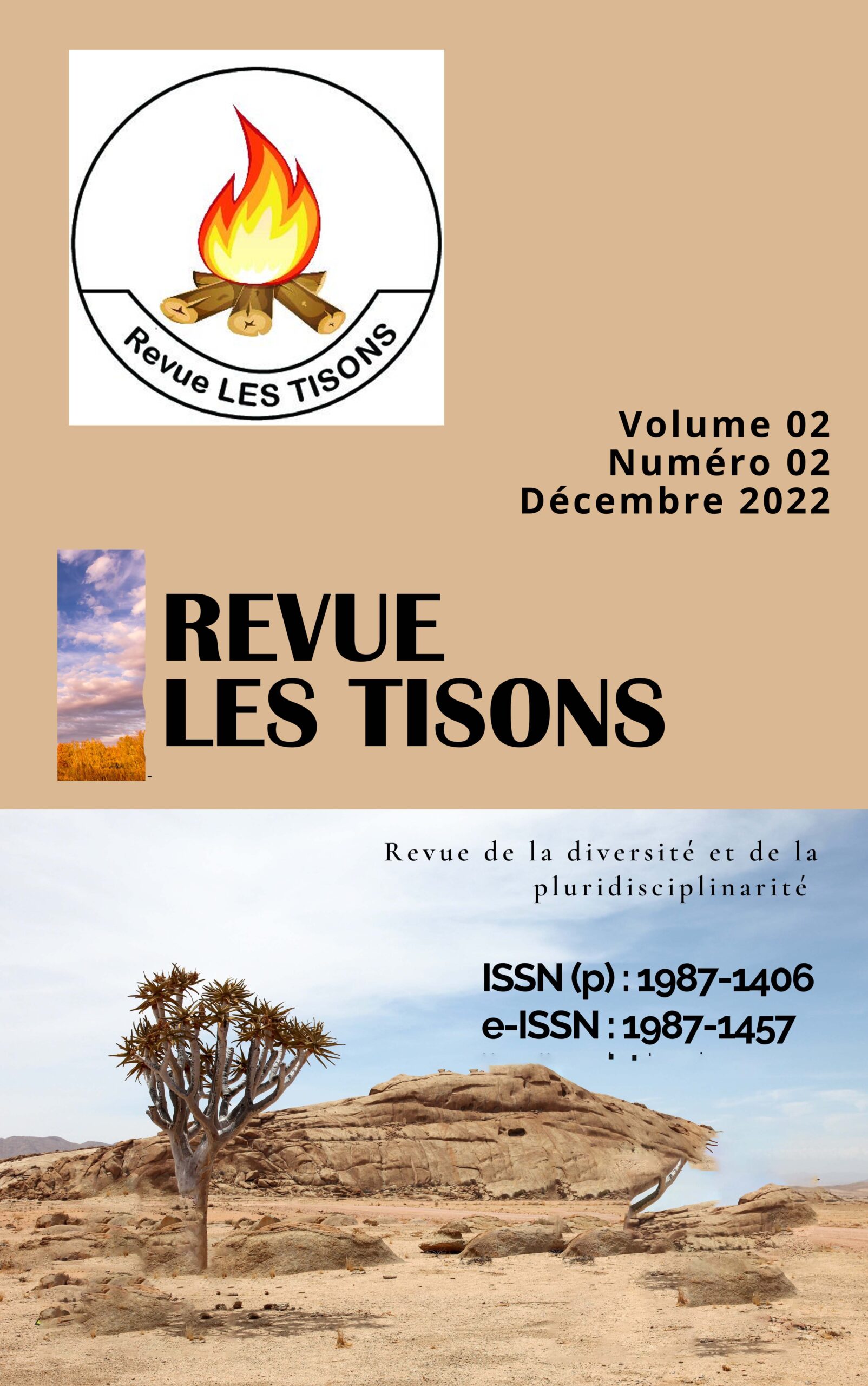 Volume 3-Numéro 1, Juin 2023 – REVUE LES TISONS
